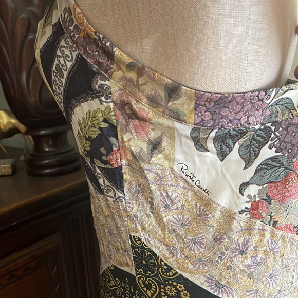 Roberto Cavalli | Tops | Gorgeous Silk Roberto Cavalli Sz 44 Made In ...